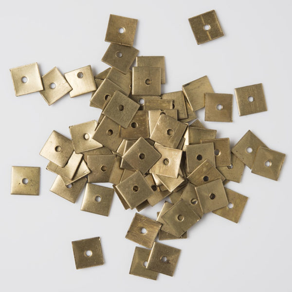 Indian Brass Square Sequins – Stef Francis
