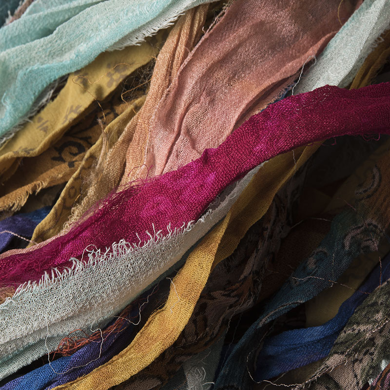 Sari Patterned Chiffon Strips – Stef Francis