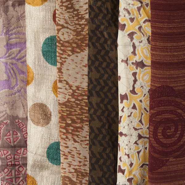 Sari fabric – BROWN – Stef Francis